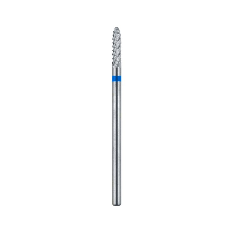 Carbide bur HP, cross cut, ISO 250-190, blue - Falcon Medical