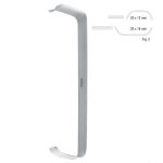 Retractor soft tissue Tessier serrated fig.2, 150mm - Falcon Medical