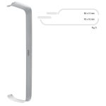 Retractor soft tissue Tessier serrated fig.5, 150mm - Falcon Medical