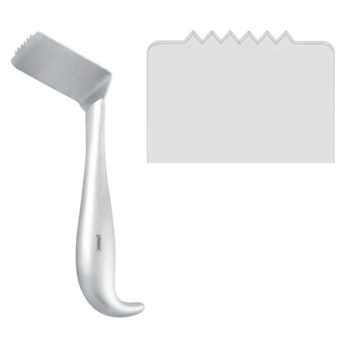Retractor illiac crest Tessier toothed fig.2, 180mm - Falcon Medical